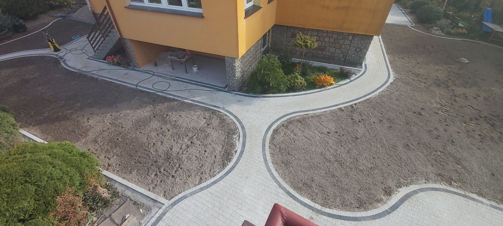 Brukarstwo Układanie kostki brukowej Chojnów • OLX.pl