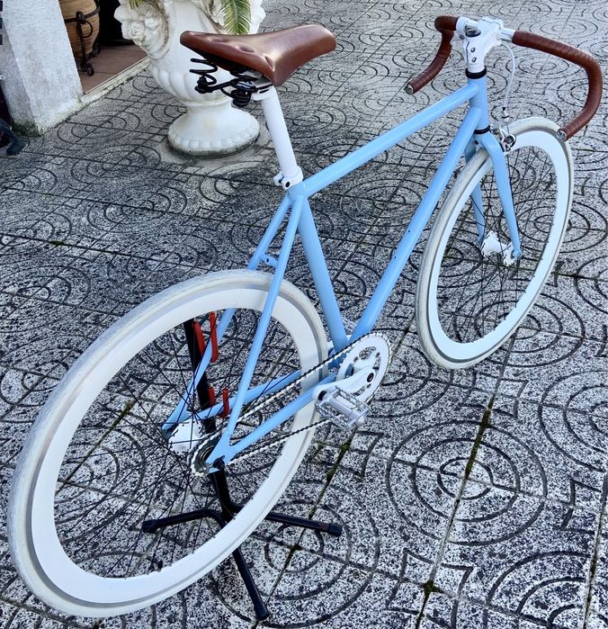 Bicicleta fixie single speed 28 (nova) Glória E Vera Cruz • OLX Portugal