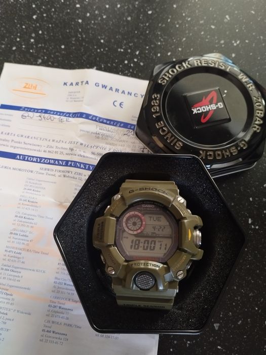 Zegarek męski G-SHOCK GW-9400-1ER SOLAR CASIO Rangeman Legnica • OLX.pl