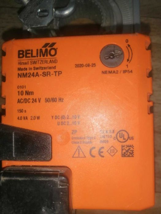 Электропривод воздушной заслонки Belimo NM24A-SR-TP: 2 200 грн ...