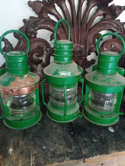 Lanternas antigas de navio português Moita • OLX Portugal