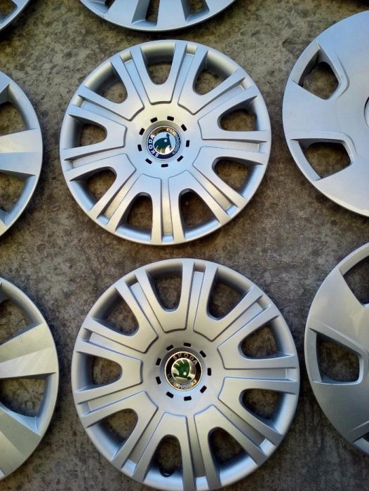 Колпаки,ковпаки ориг,R15,16 Skoda Октавия A7,Rapid,Фабия,Superb03 -16p ...