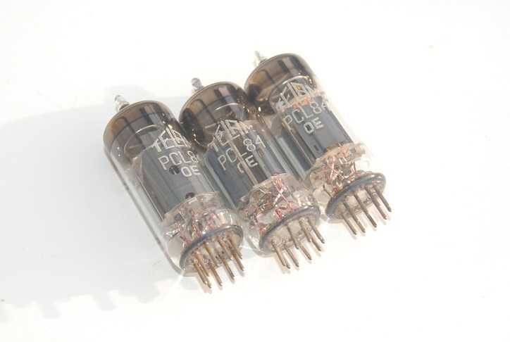 Lampa elektronowa radiowa telewizyjna PCL 84 TELAM antyk zabytek unika ...