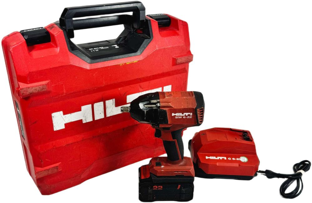 Klucz udarowy Hilti SIW 6-22 + C 6-22 + B22-110 5,2 AH walizka Wschowa • OLX.pl