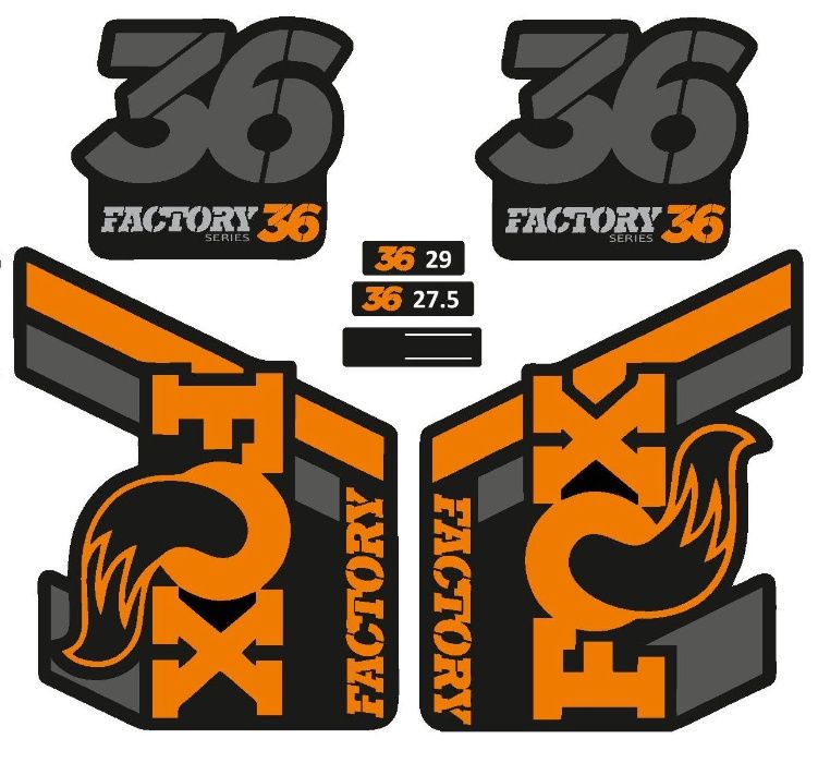 Naklejki na amortyzator FOX 32 34 36 Leszno • OLX.pl