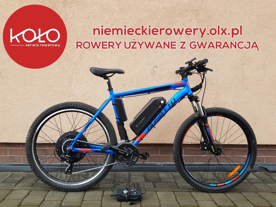 Rower górski MTB elektryczny 2000 w BUSETTO koła 27,5 alu GWARANCJA ...