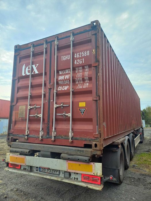 Kontener morski 40'DV magazynowy używany stan bardzo dobry Gdynia Babie ...