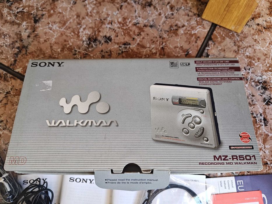 Sony MZ-R501 minidisc mdlp - NOVO NA CAIXA - FULL SET Campanhã • OLX.pt