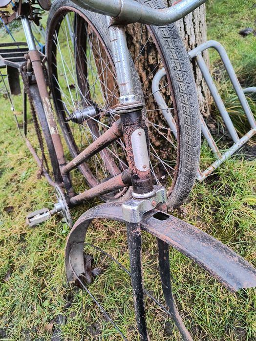 Zabytkowy polski rower Romet ZZR Goplana 28" - do renowacji Wrocław ...