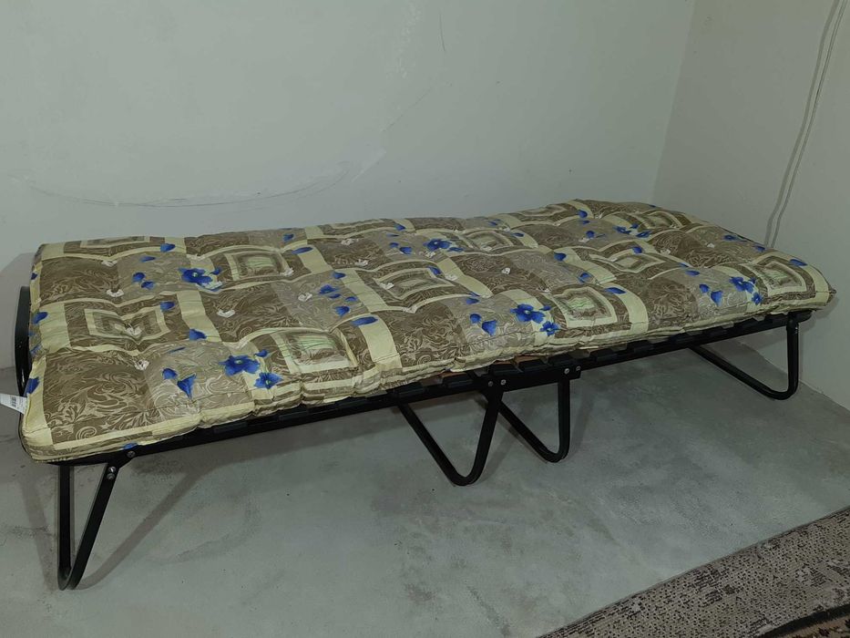 Ортопедическая раскладушка вертолет с матрасом на буковых ламелях НАТО ...