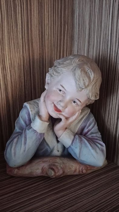 Антикварная статуэтка "Мальчик" 19 век клеймо. Большая: 170 000 грн ...
