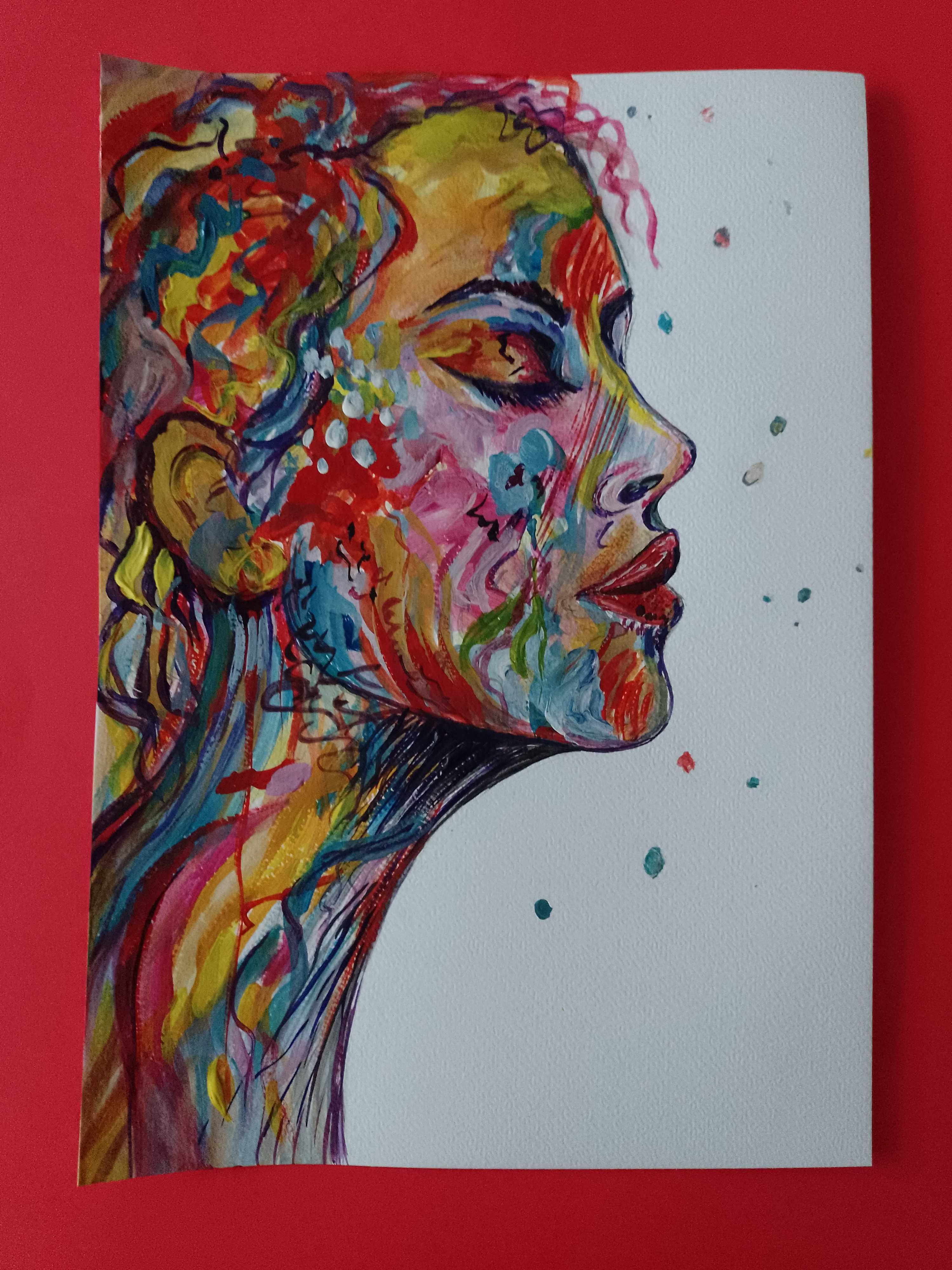 Portret Kobiety Akwarela Poznań Łazarz • Olxpl