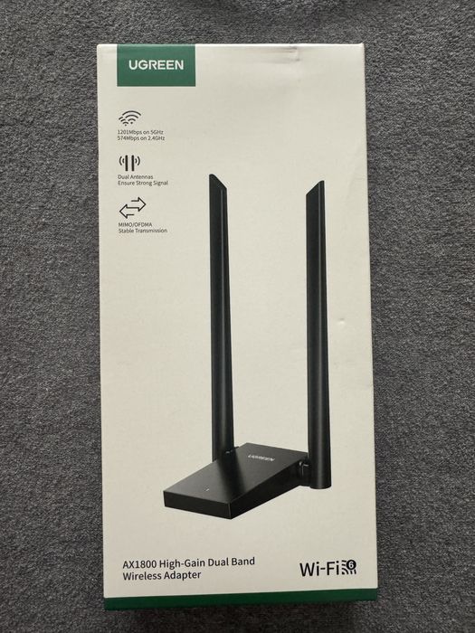 UGREEN Wi-Fi Адаптер AX1800 WiFi6: 800 грн. - Периферійні пристрої ...