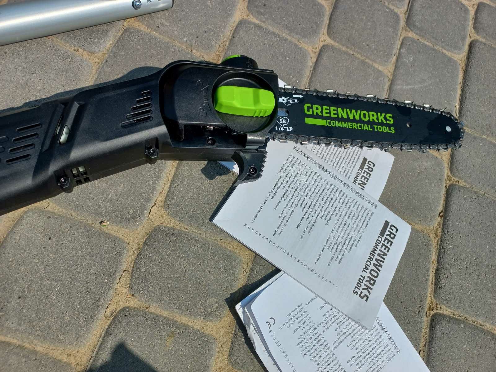 Потужний акумуляторний висоторіз greenworks 82v: 7 500 грн ...