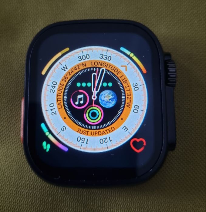 F8 UltraMax smartwatch,3 paski,Jak HK10 Ultra 3, Jak Apple Ultra Watch ...