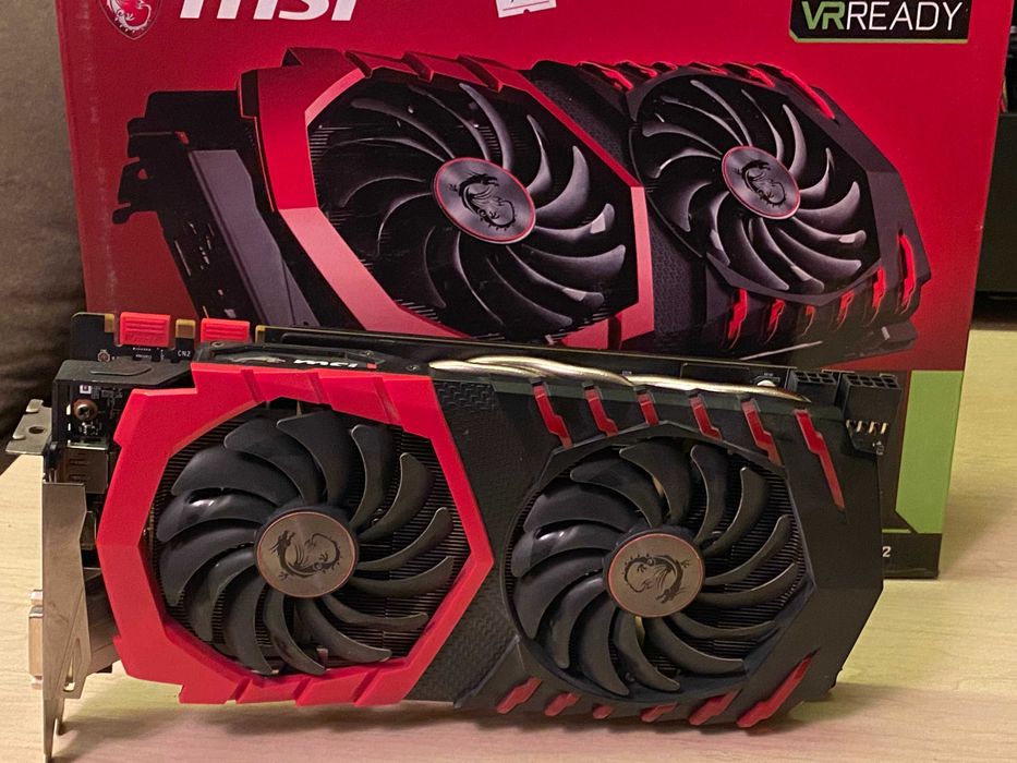 Відеокарта GTX 1070 8gb Msi GAMING X На Пломбі, Повний комплект: 3 835 ...