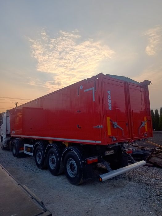 Naczepa wywrotka Mega light 2024r 38,42m3 odstępne 10 tyś zł Pińczów ...