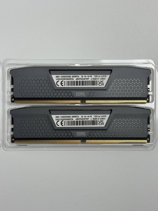 Pamięć RAM Corsair Vengeance Grey DDR5 DIMM 2×16GB 6000MHz XMP/EXPO ...