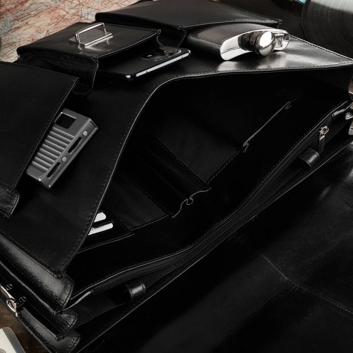 Skórzana teczka męska paolo peruzzi t-80-bl Warszawa Ochota • OLX.pl