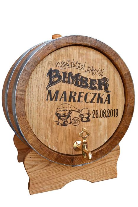 Beczka Dębowa 10L *ATEST* Beczki na bimber GRAWER Polski Produkt ...