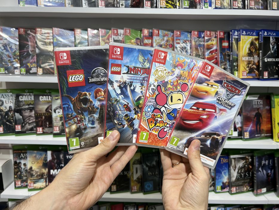 Nintendo Switch (Cars 3/lego Ninjago/Jurassic World/Super Bomberman 2 ...