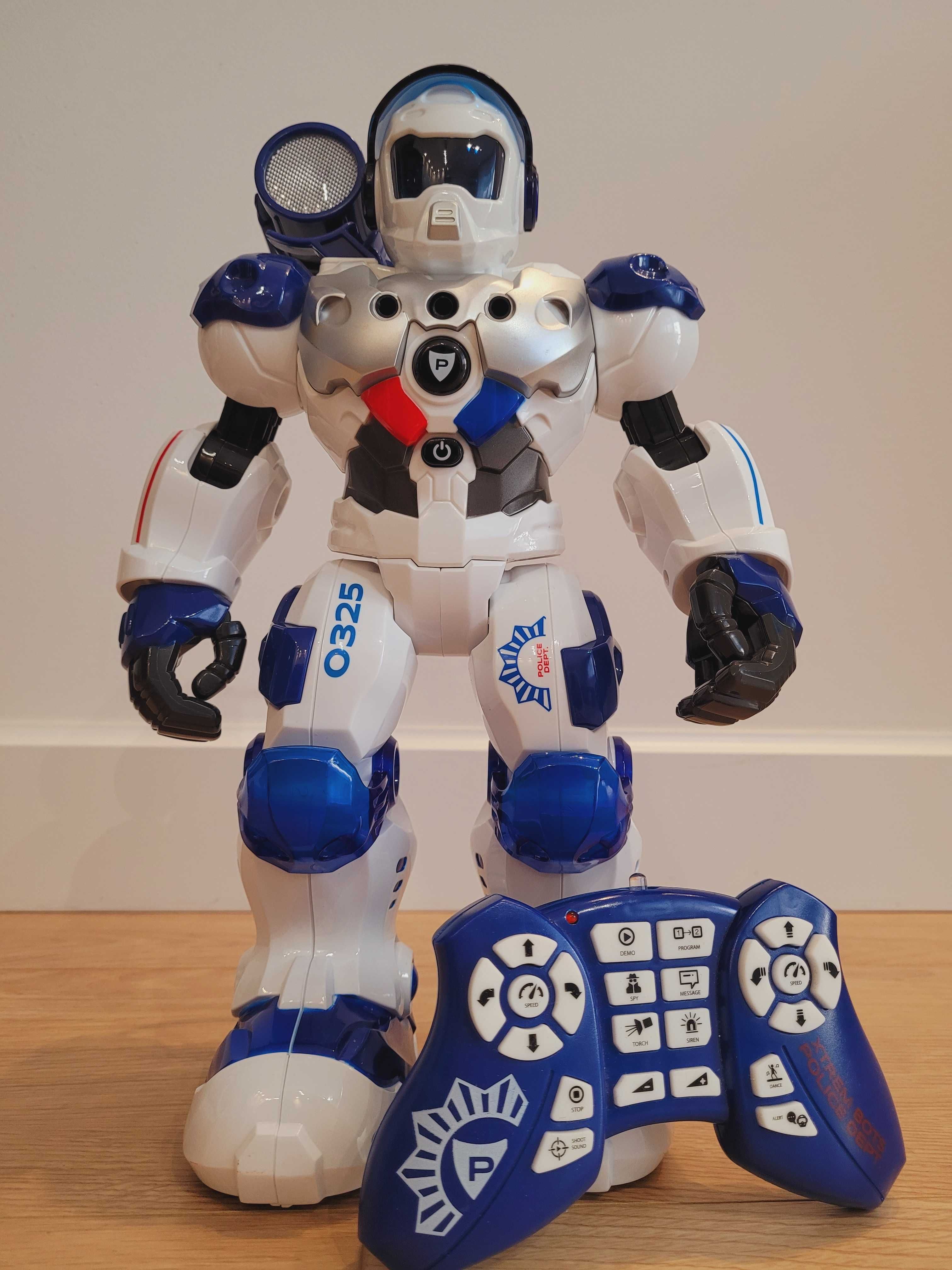 Robot zdalnie sterowany policjant stan idealny, Xtrem Bots, Patrol Bot ... Robot zdalnie sterowany policjant stan idealny, Xtrem Bots, Patrol Bot ...