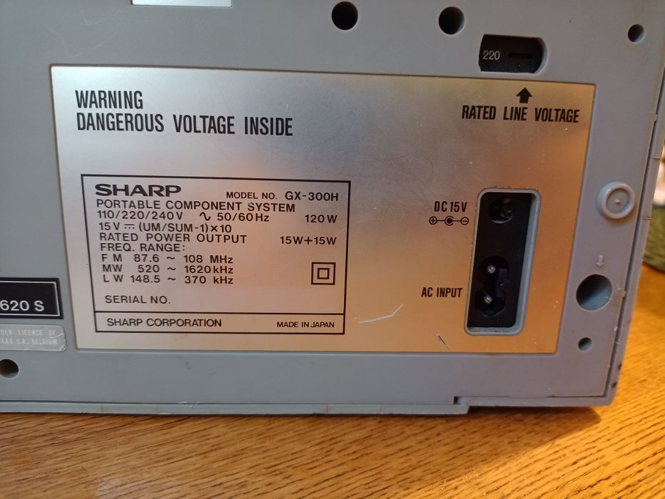 Sharp GX-300 wieża bez kolumn Łódź Śródmieście • OLX.pl