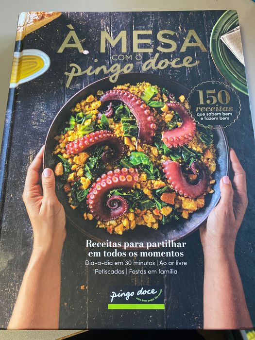 A mesa com o pingo doce - Livro receitas Rio de Mouro • OLX.pt
