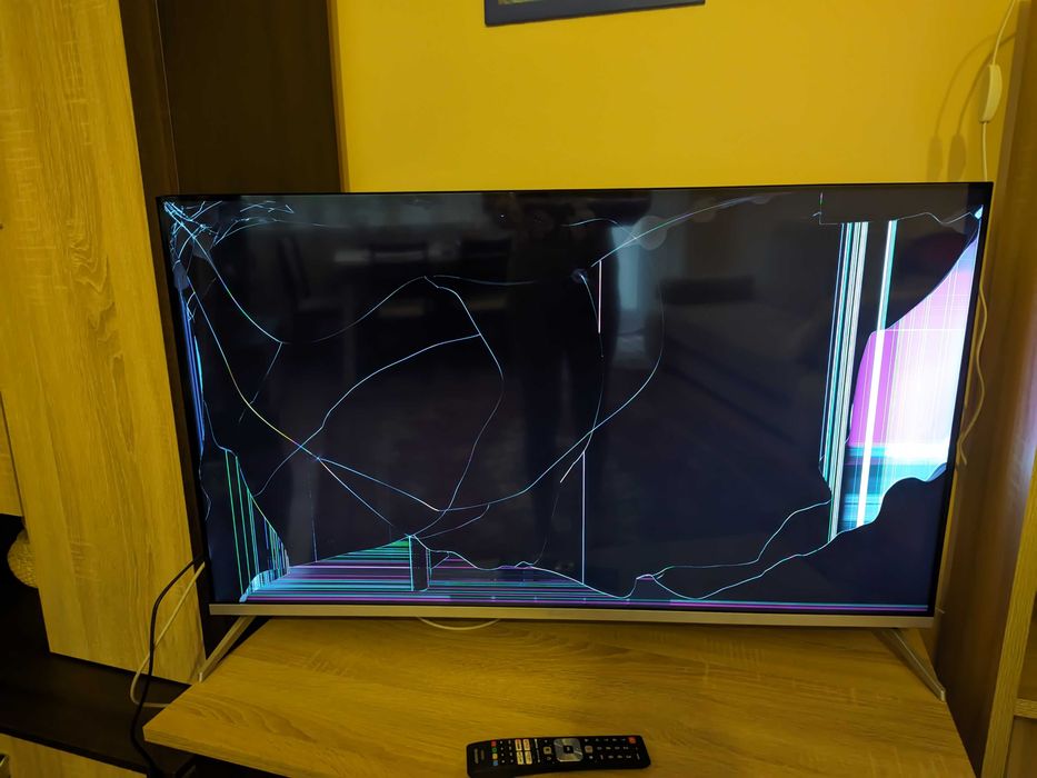 Telewizor Sharp 43 cale, zbita matryca + nowy pilot Lublin • OLX.pl