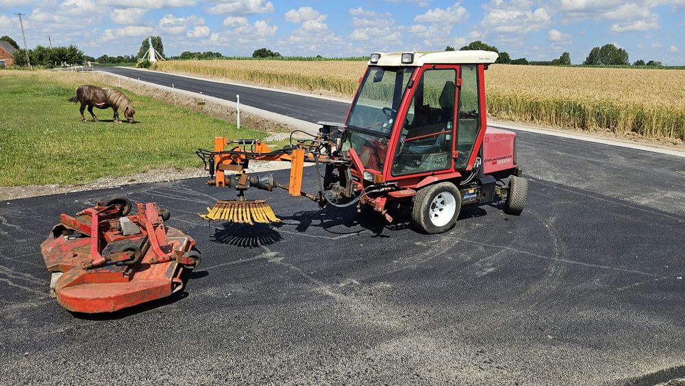 Kosiarka toro groundsmaster 3000d zamiatarka szczotka kostki chwastów ...