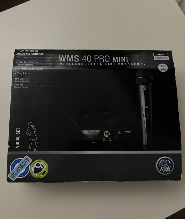 Mikrofon bezprzewodowy AKG WMS 40 Pro mini Grabina Holendry • OLX.pl