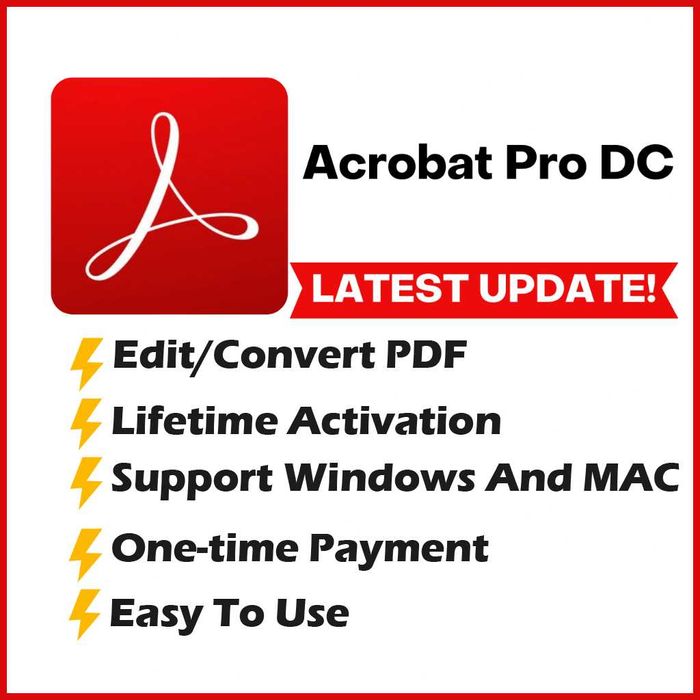 Adobe Acrobat Pro DC For Lifetime Activation Poznań Chartowo • OLX.pl