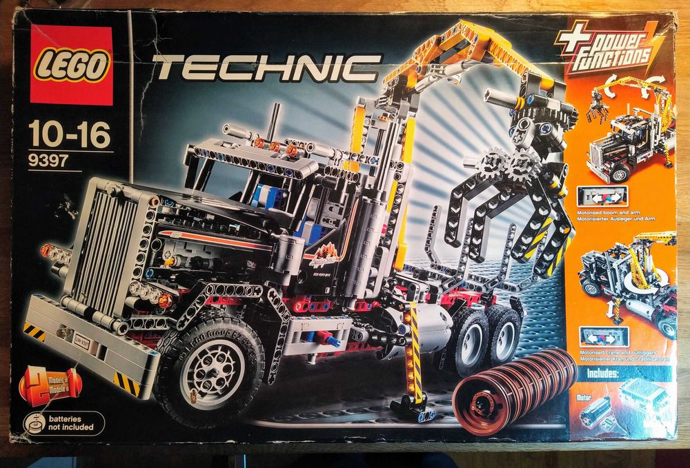 Lego Technic 9397 ciężarówka do przewozu drewna Wrocław Fabryczna • OLX.pl