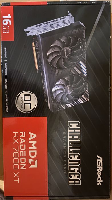 Asrock Radeon RX 7800XT Challenger OC 16GB GGDR6 Melres E Medas • OLX.pt