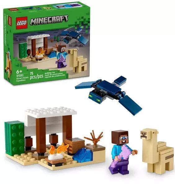 LEGO Minecraft™ Pustynna wyprawa Steve'a 21251. LEGO. Nowy Produkt ...