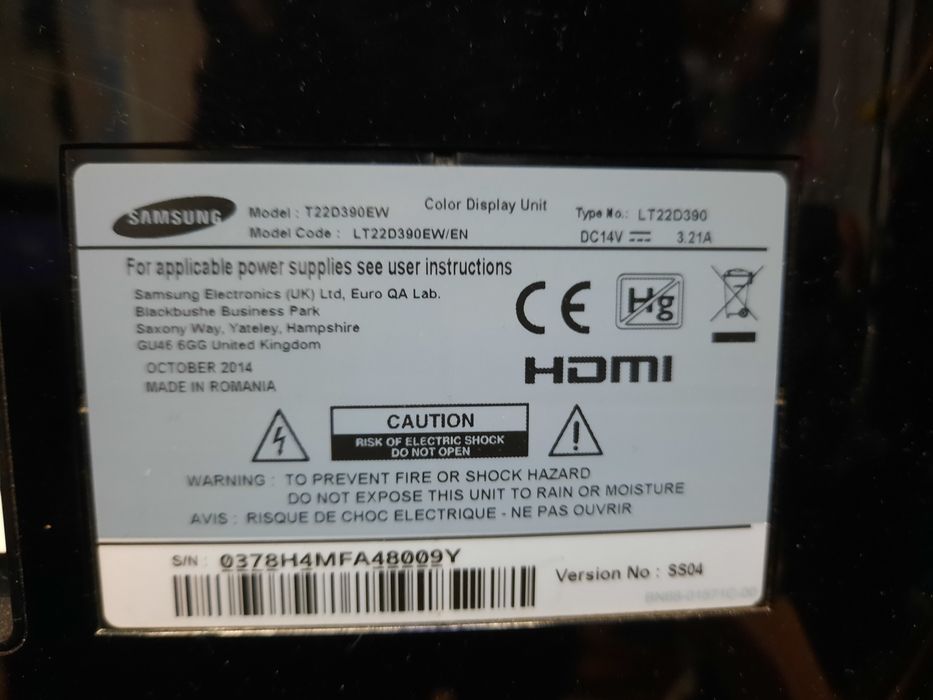 Tv Samsung usada 22 polegadas Marinha Grande • OLX.pt