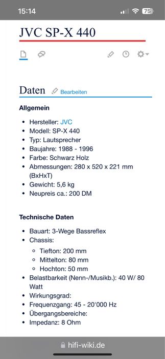 JVC SP-X440 BKE колонки Бельгия..: 4 300 грн. - Акустичні системи Кривий Ріг на Olx