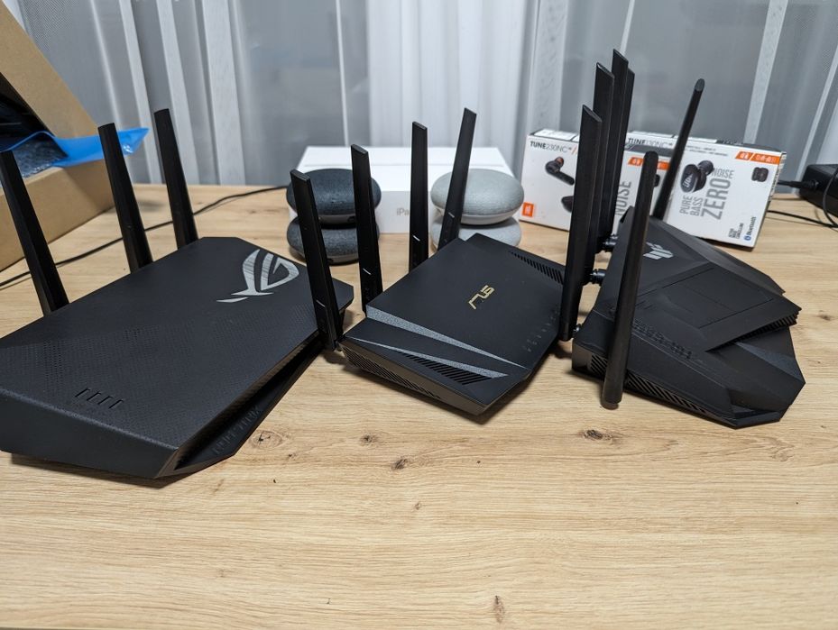 Маршутизатори ASUS RT-AX58U V2 TUF-AX5400 strix GS-AX3000 wifi 6 mesh ...