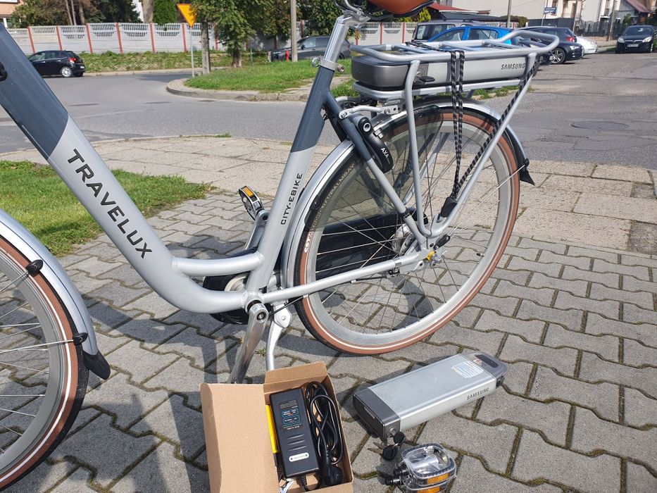 Rower elektryczny TRAVELUX CITY-BIKE 17km przebieg! Dębica • OLX.pl
