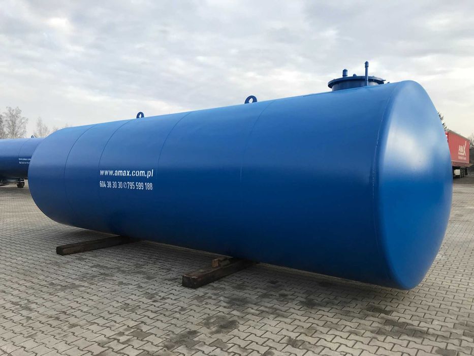Zbiornik stalowy 40m3- 40 000l- 40000l - dwupłaszczowy na paliwo ON ...