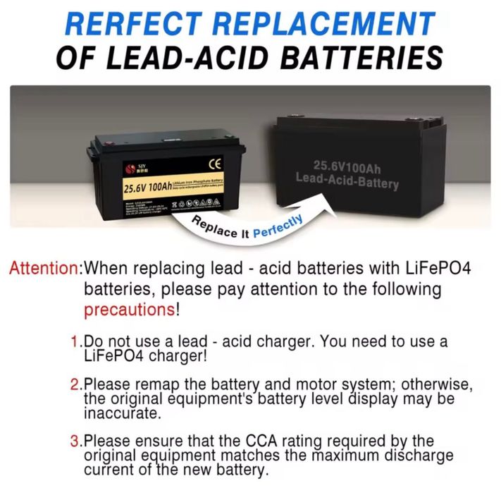 SJY 24V 100AH LiFePO4 Акумулятор: 22 000 грн. - Батарейки / акумулятори ...