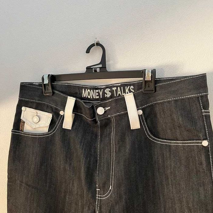 Szerokie spodnie jeansy Money Talks baggy vintage y2k Biłgoraj • OLX.pl