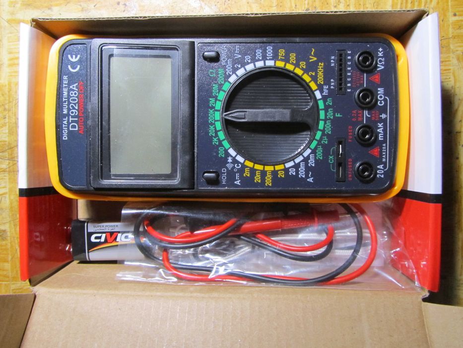 Мультиметр DT9208A: 450 грн. - Електроінструмент Житомир на Olx