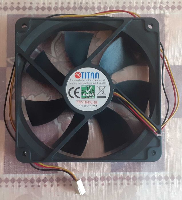 Вентилятор 70 80 120 мм Тест ОК Cooler Master Titan та інші: 30 грн ...