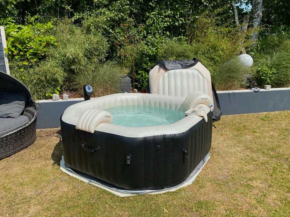 Basen jacuzzi Intex Pure Spa Deluxe Octagon Bukowiec • OLX.pl