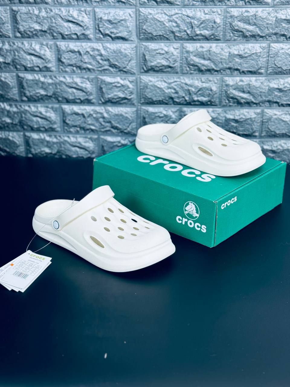 Женские шлепанцы crocs белые тапочки крокс: 699 грн. - Шльопанці Київ ...