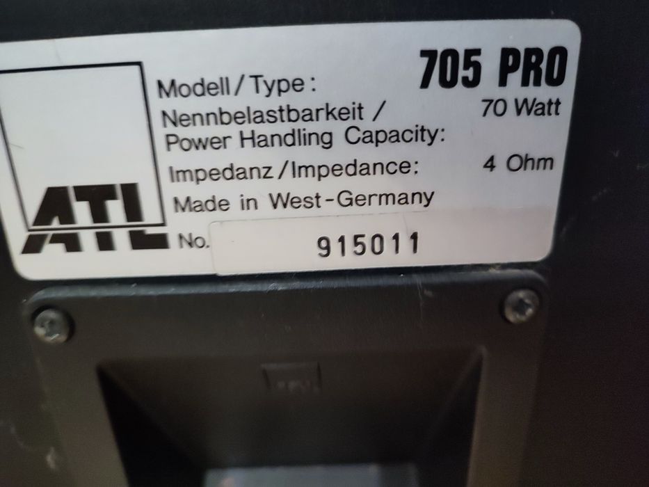 Kolumny ATL 705 Pro Klaus Dotter Lubsko • OLX.pl