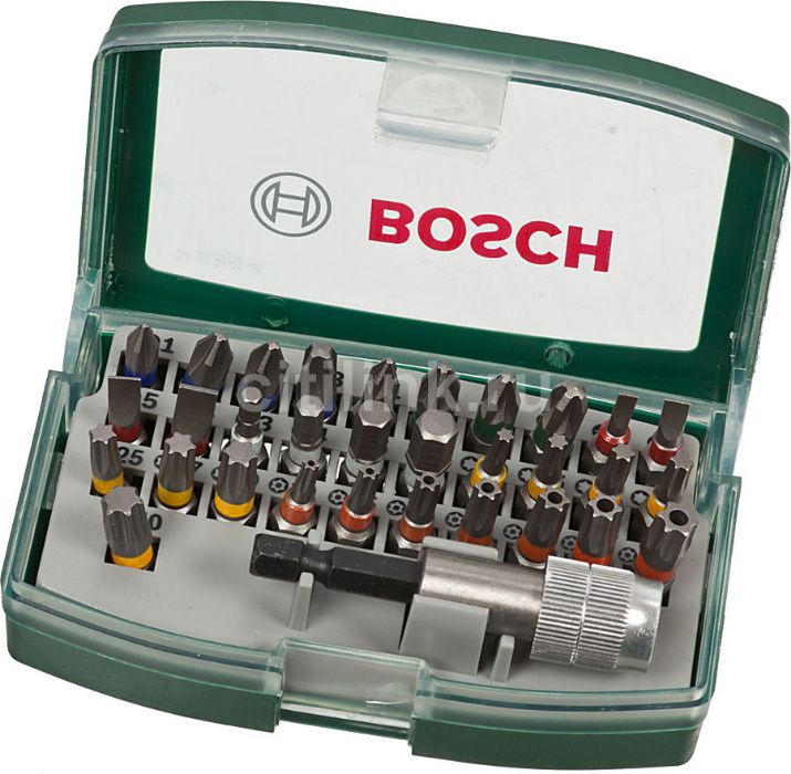 Набор бит,насадок для шуруповерта из 32 шт. BOSCH 2607017063: 360 грн ...