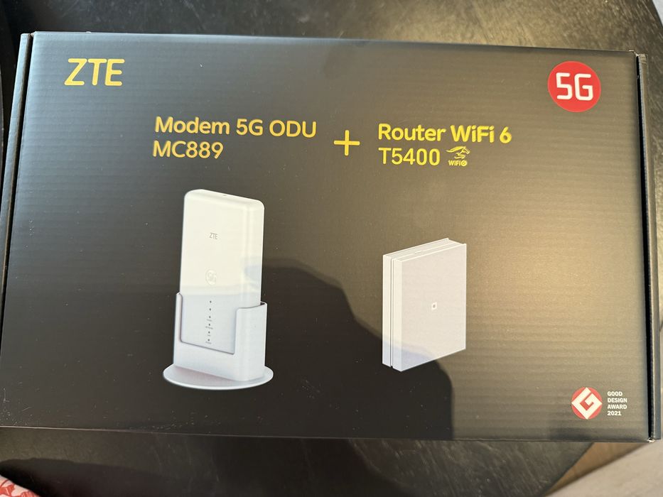 Modem 5G ODU ZTE MC889 plus Router Wifi6 ZTE T5400 NOWY!!! Michałowice ...