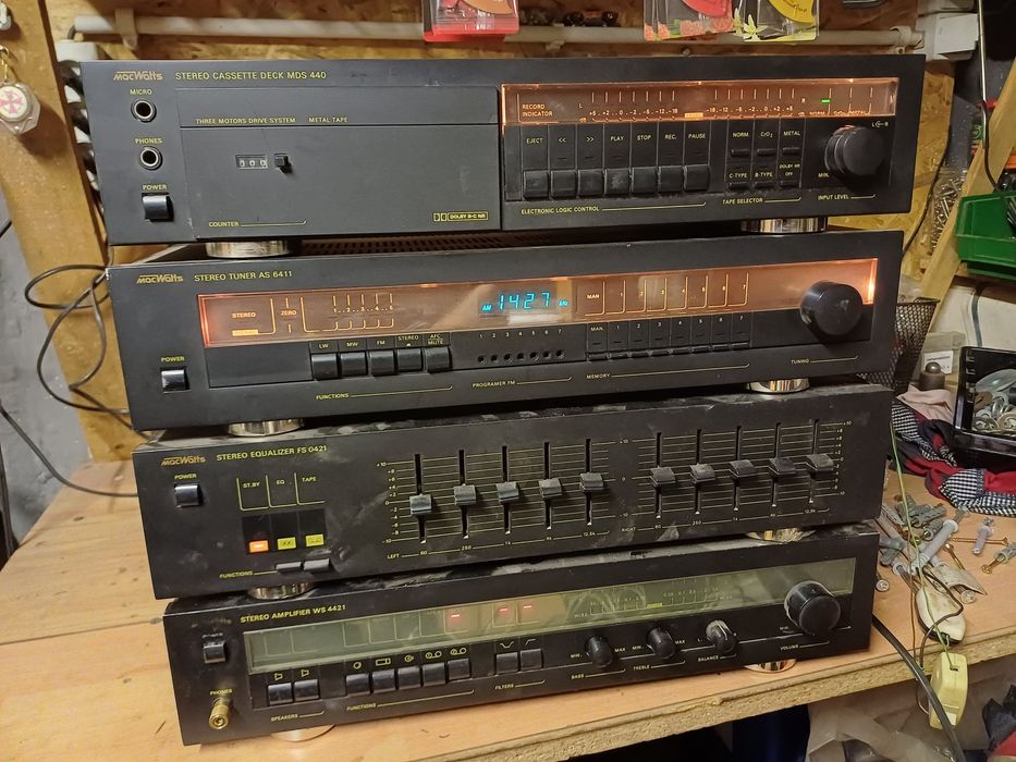 Mac Watts wieża stereo MDS440 AS6411 FS0421 WS4421 Gostomia • OLX.pl